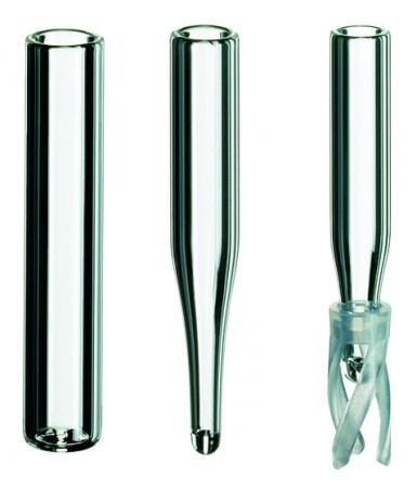 Buy Online – Inserts Wide Opening, Capacity 250µL, Size 5.8x28.5, Clear Glass, Conical Base with ...