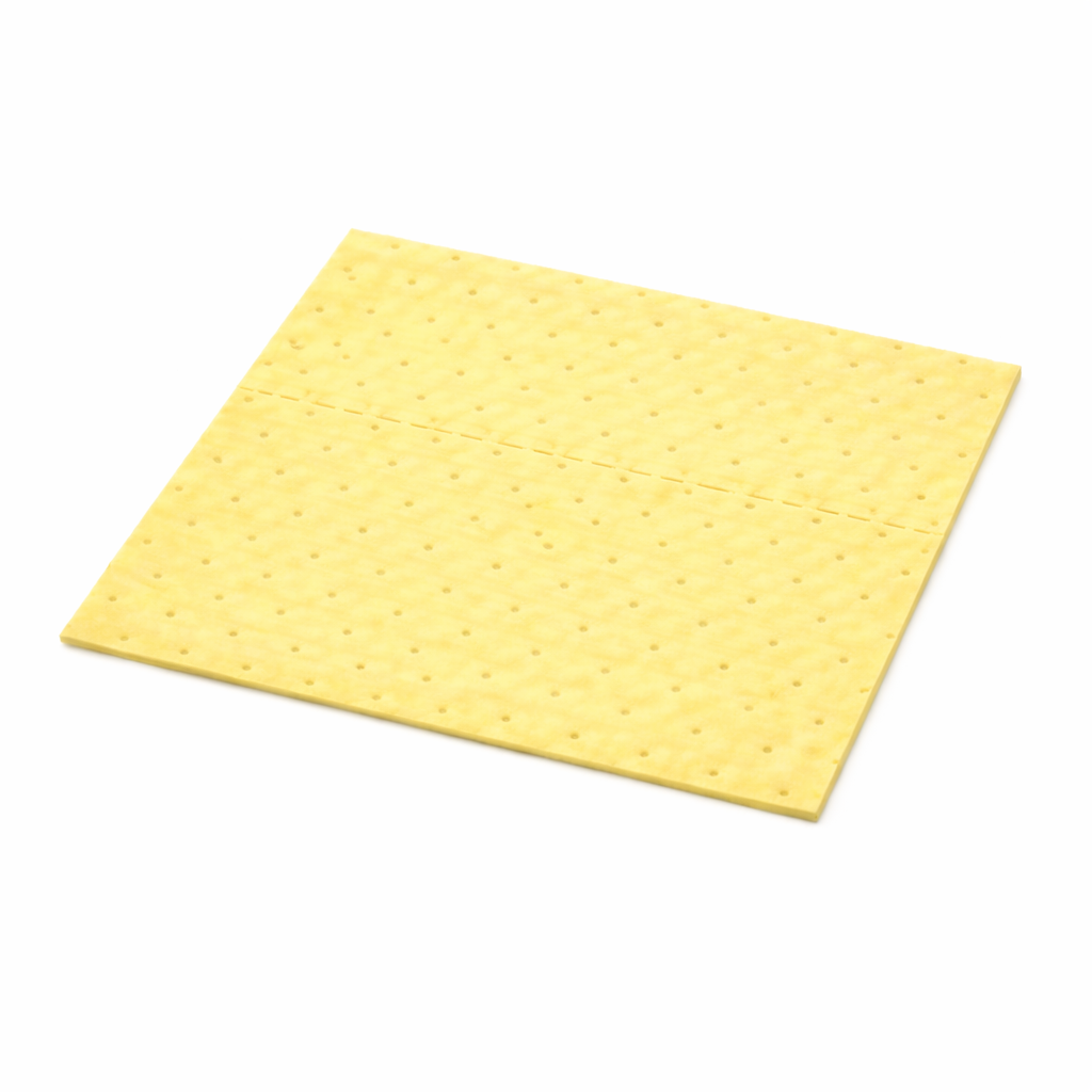 Chemical Yellow Absorbent Pad, Perforated, 2mm