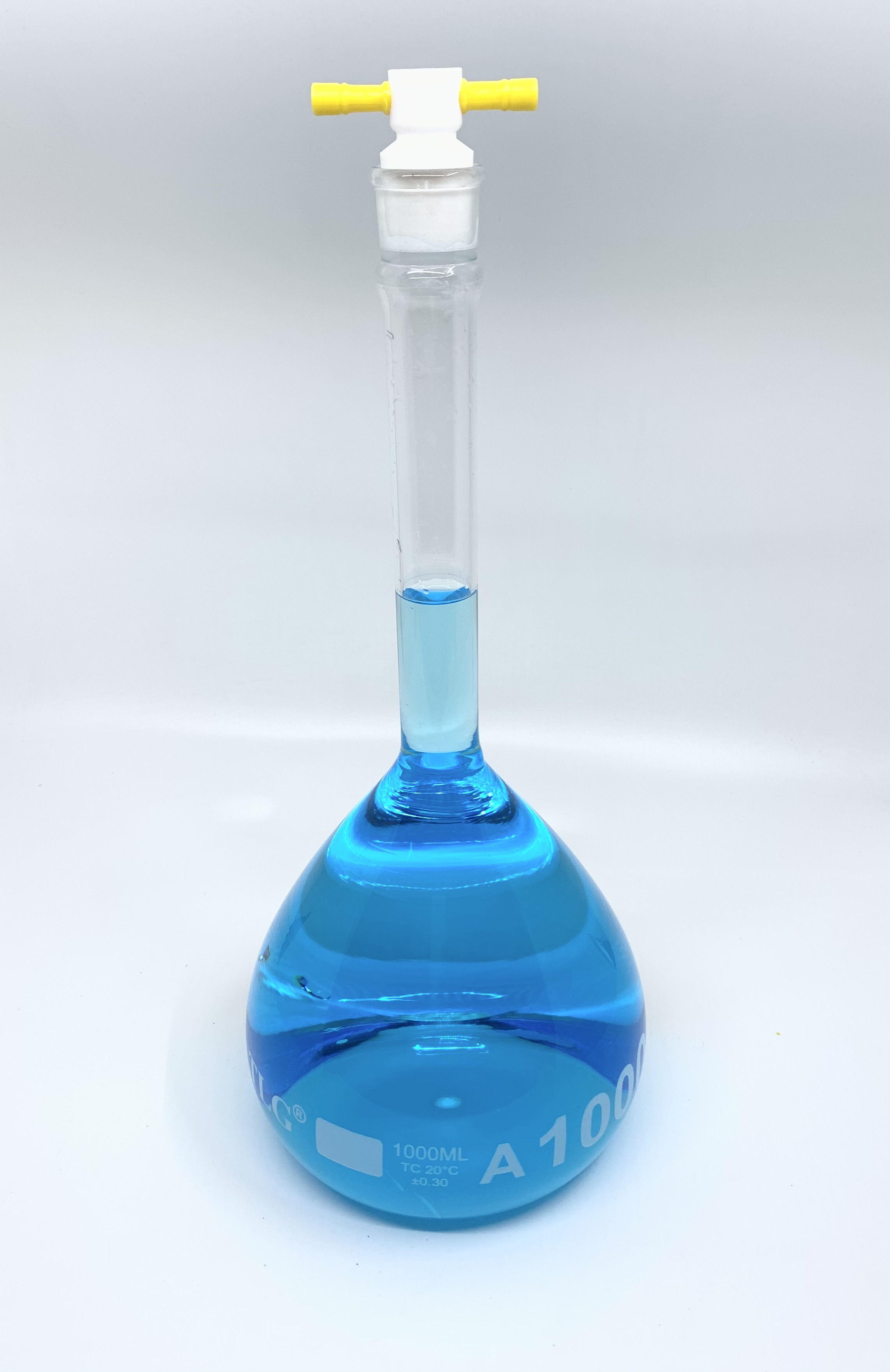 Buy Online – Volumetric Flask, 1000mL, Heavy Duty, Wide Mouth, PTFE ...