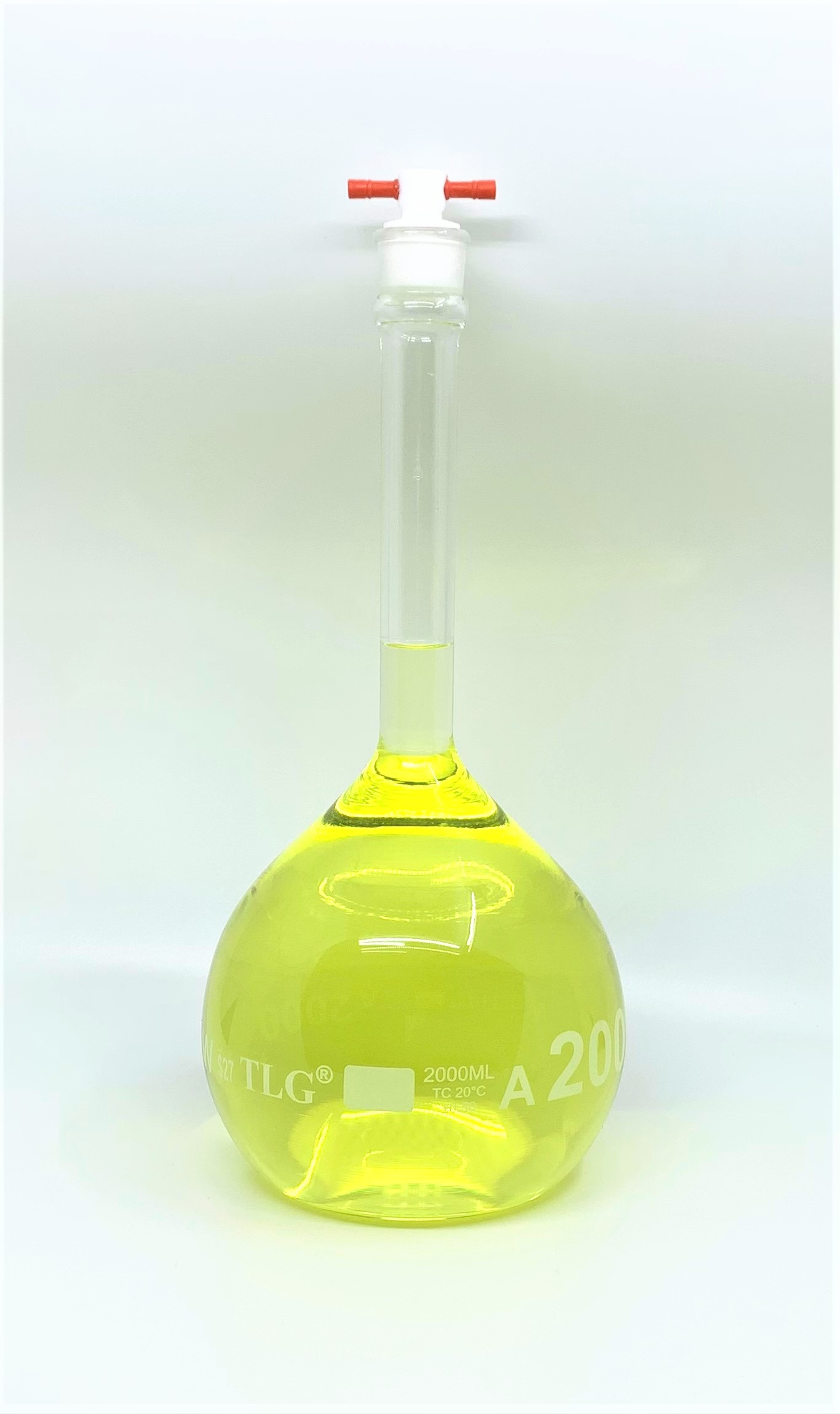 Buy Online – Volumetric Flask, 2000mL, Heavy Duty, Wide Mouth, PTFE ...
