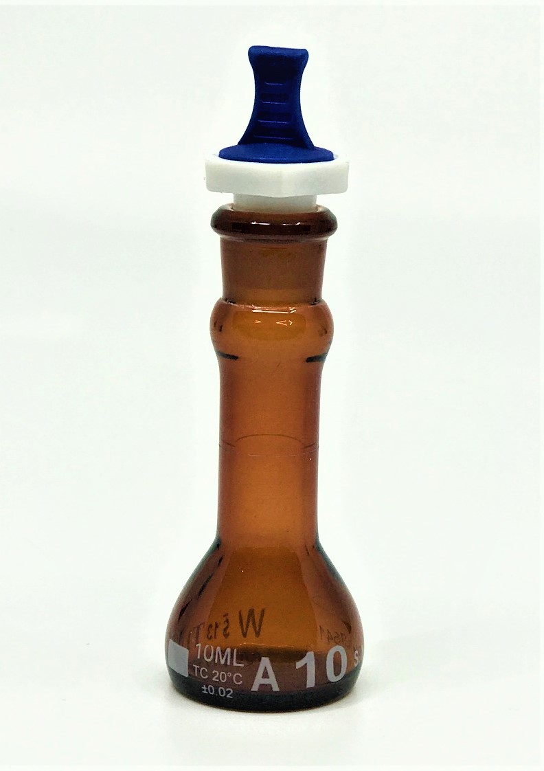 Buy Online – Volumetric Flask, Low Actinic Amber, 15mL, Wide Mouth, PE ...
