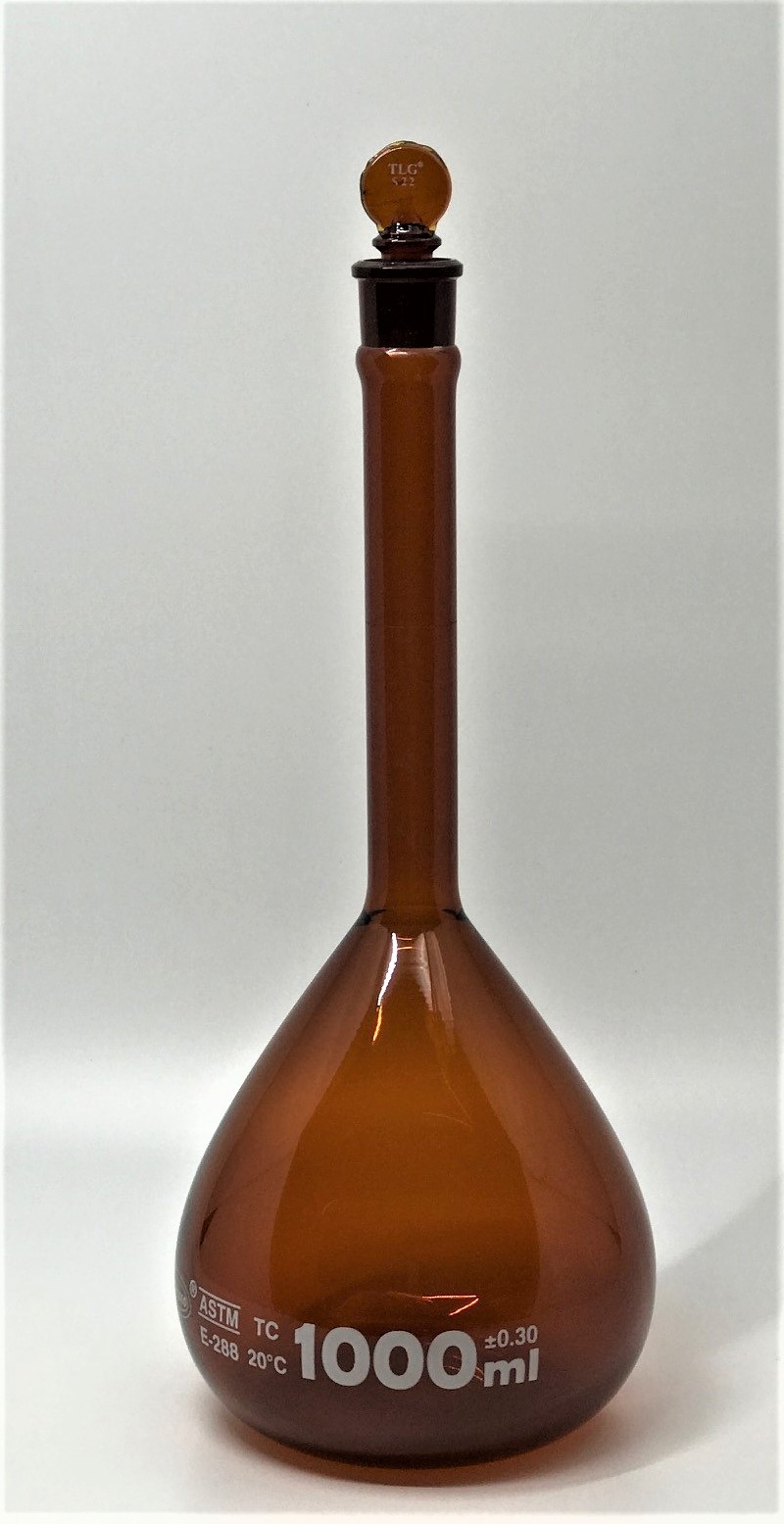 Buy Online – Serialized and Certified Volumetric Flask, Low Actinic ...