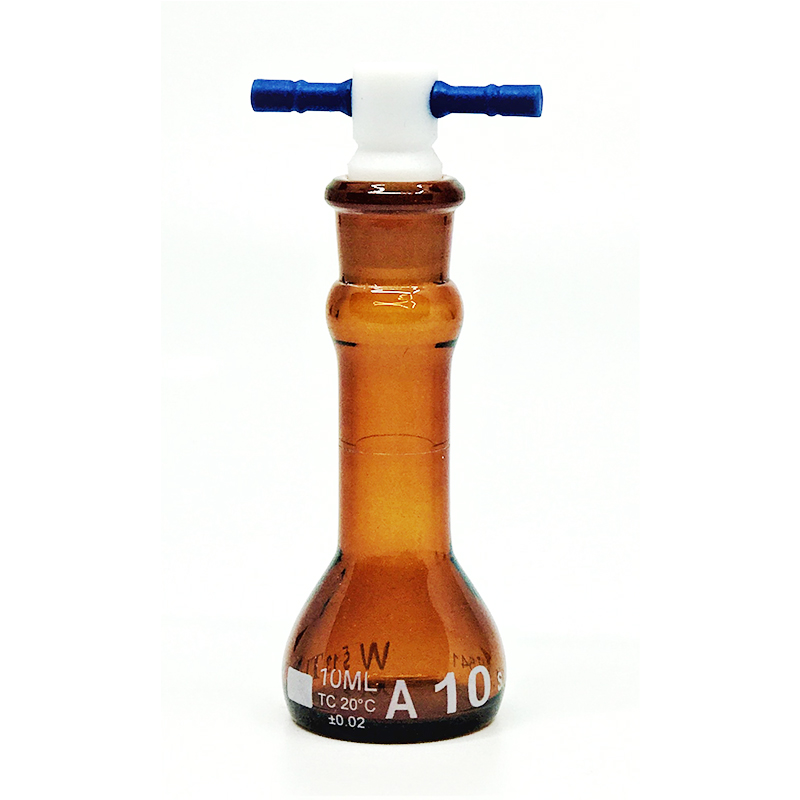 Buy Online – Volumetric Flask, Low Actinic Amber, 10mL, Wide Mouth ...